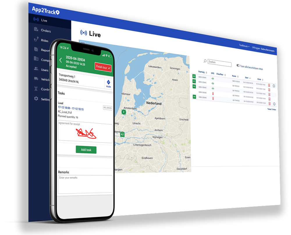 App2Track for forwarders - App2Track DEV